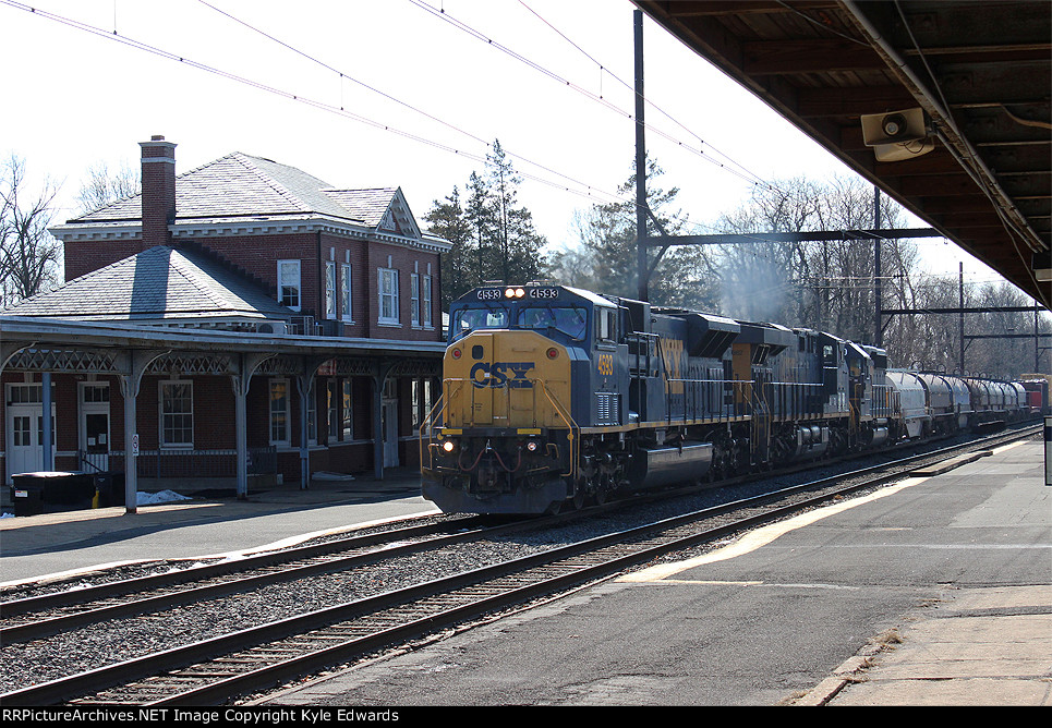 CSX SD80MAC #4593 on Q418-12